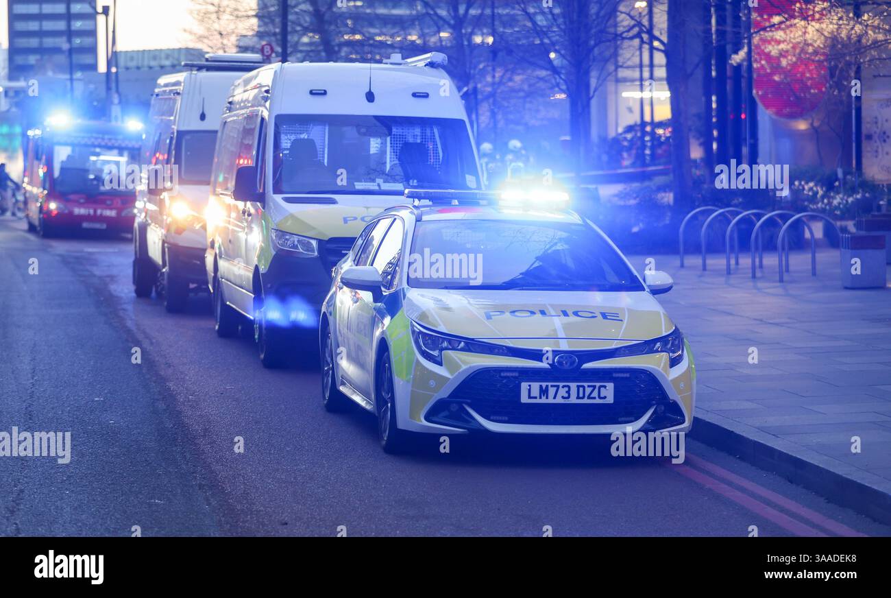 London, UK. 31st Mar, 2025. Chemical Alert Sparks Major Emergency ...