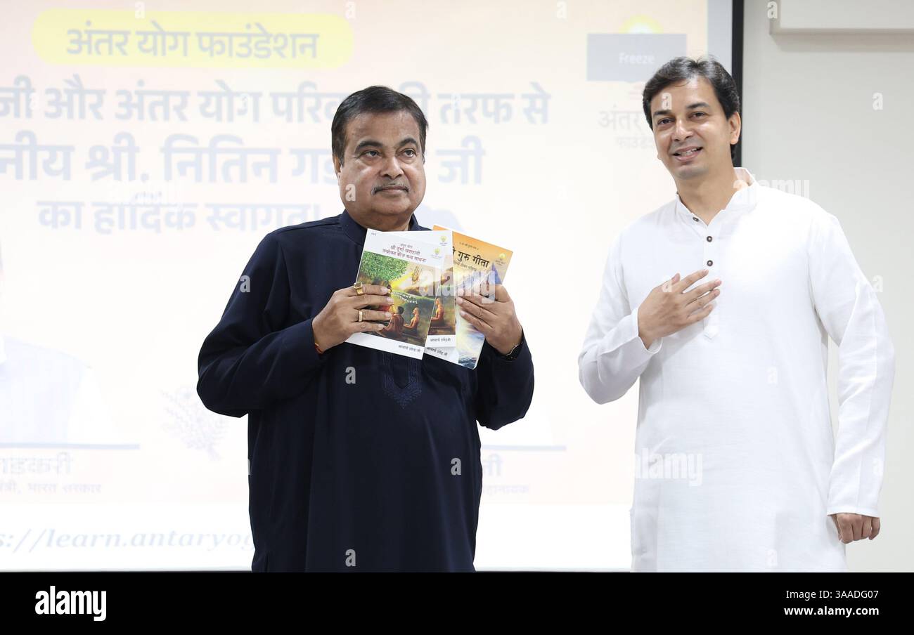 MUMBAI, INDIA - MARCH 31: Union Minister for Road Transport and ...