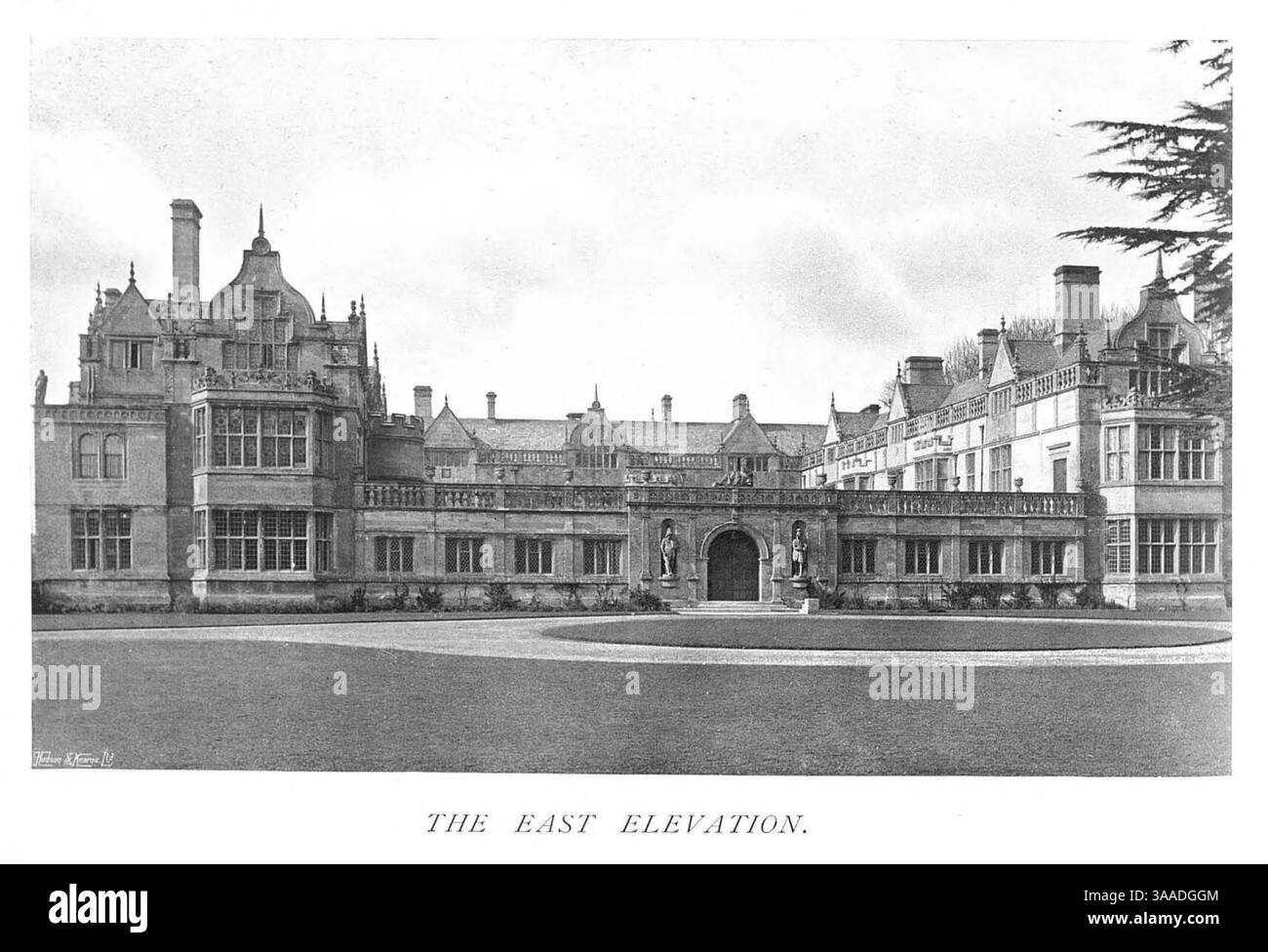 In English Homes Vol 3 Rushton Hall Northamptonshire the east elevation ...