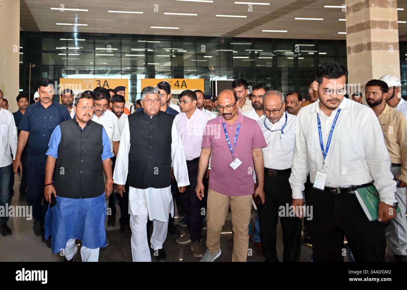 PATNA, INDIA - MARCH 31: BJP MP Ravi Shankar Prasad with Bihar Minister ...