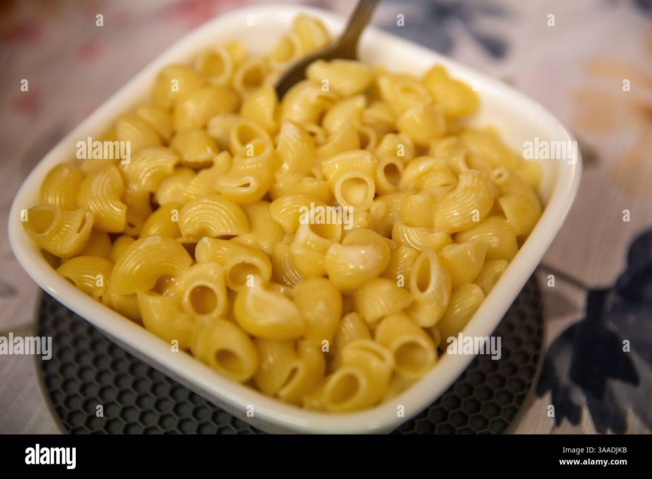 Creamy Macaroni and Cheese served as a side Stock Photo - Alamy