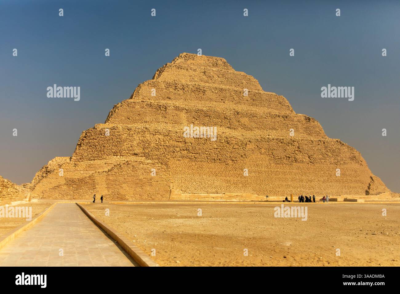 Cairo, Egypt; January 20, 2024: Discover Saqqara's iconic Step Pyramid ...