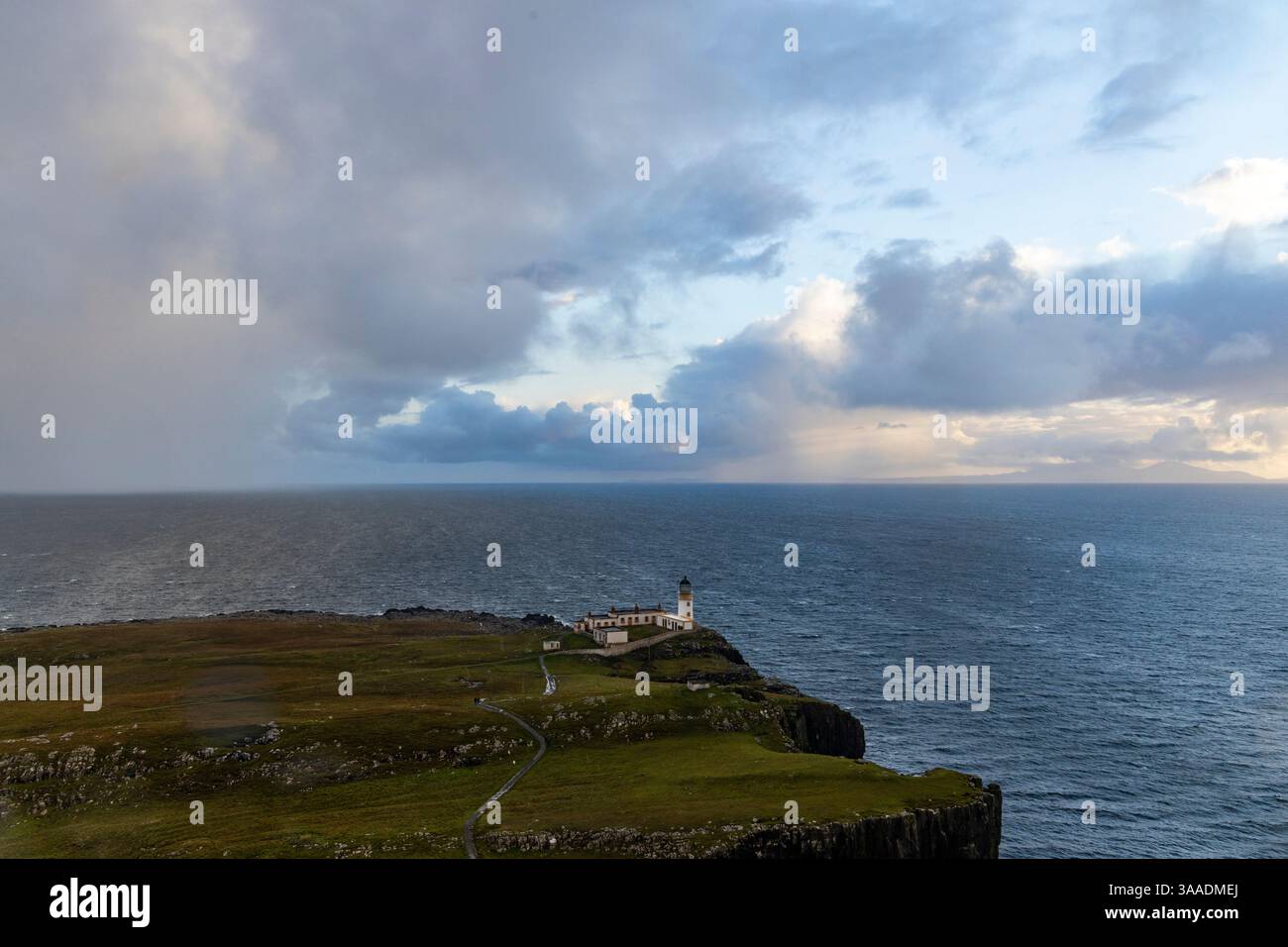 Neist Point at sunset is a breathtaking sight—its lighthouse stands ...