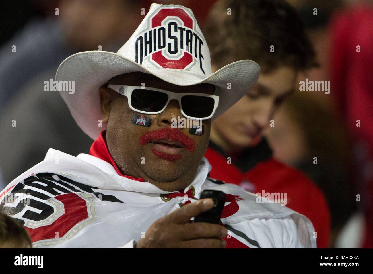 Superfan american football red hi-res stock photography and images - Alamy
