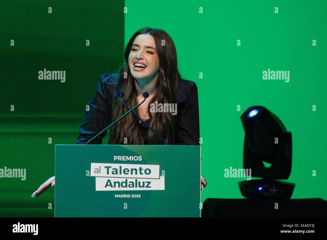 Madrid, Spain. 31st Mar, 2025. Singer Lola Indigo during at the ...