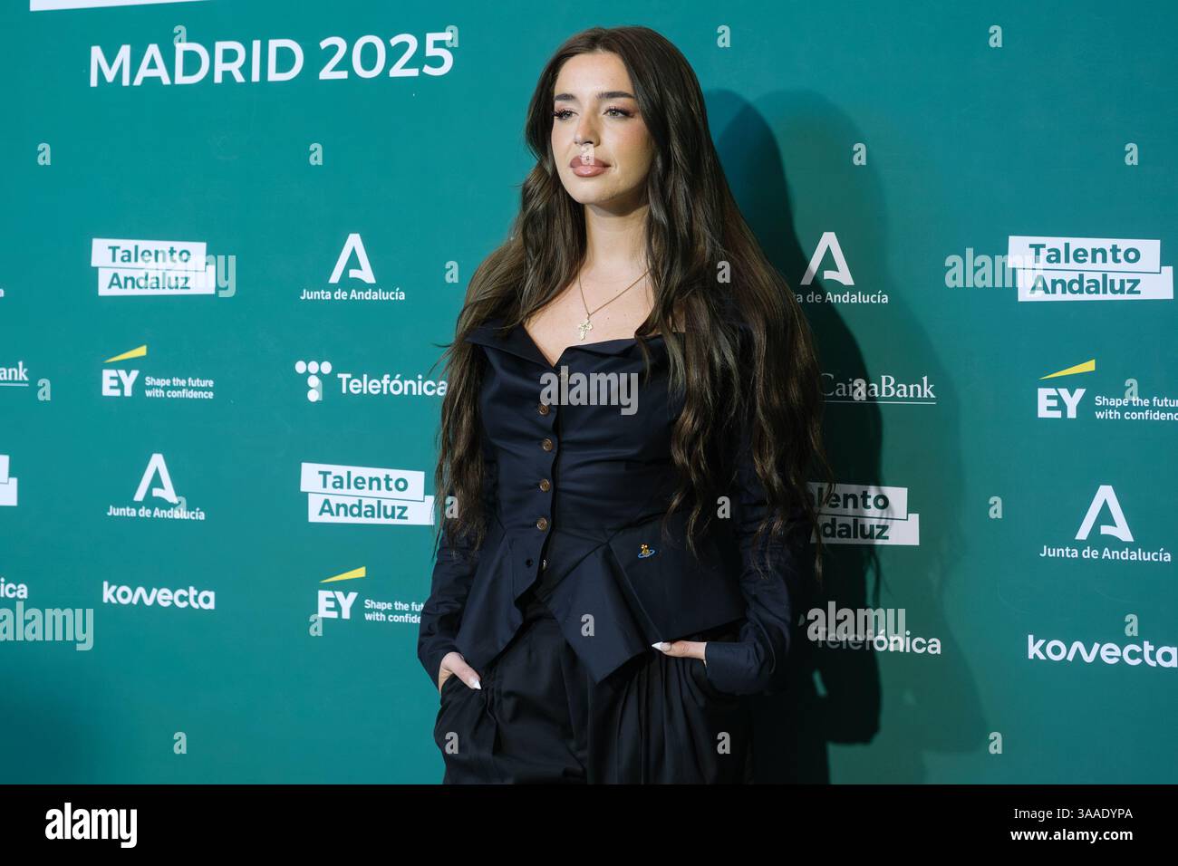 Madrid, Spain. 31st Mar, 2025. Singer Lola Indigo during at the ...