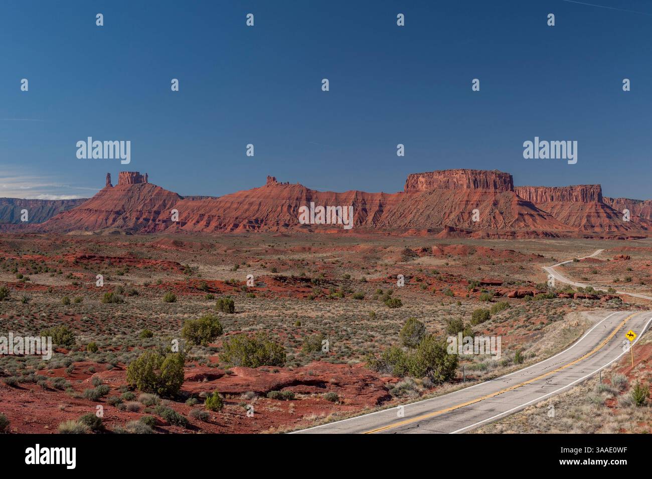 Utah State Route 128 makes its way through Professor Valley aka ...