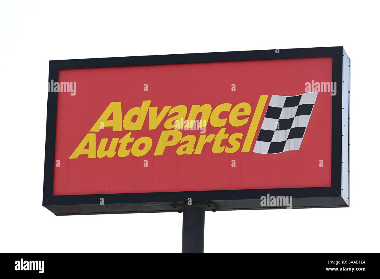 Signage for Advance Auto Parts retail store, in the New York City ...