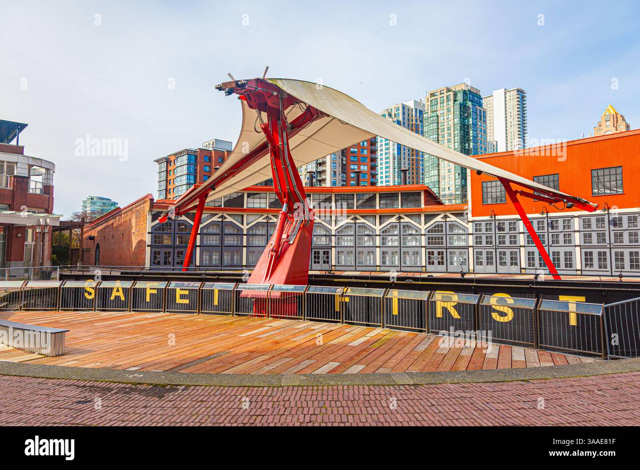 Architecture of the heritage Roundhouse in Yaletown Vancouver Canada ...