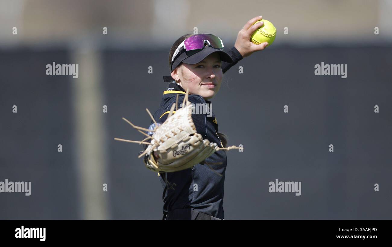 Northern Kentucky's Jena Rhoads plays during an NCAA softball game on ...