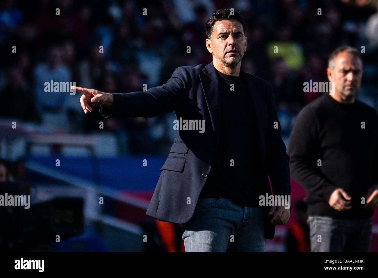 Miguel ANGEL SANCHEZ MUNOZ (Michel) of Girona during the Spanish championship La Liga football ...