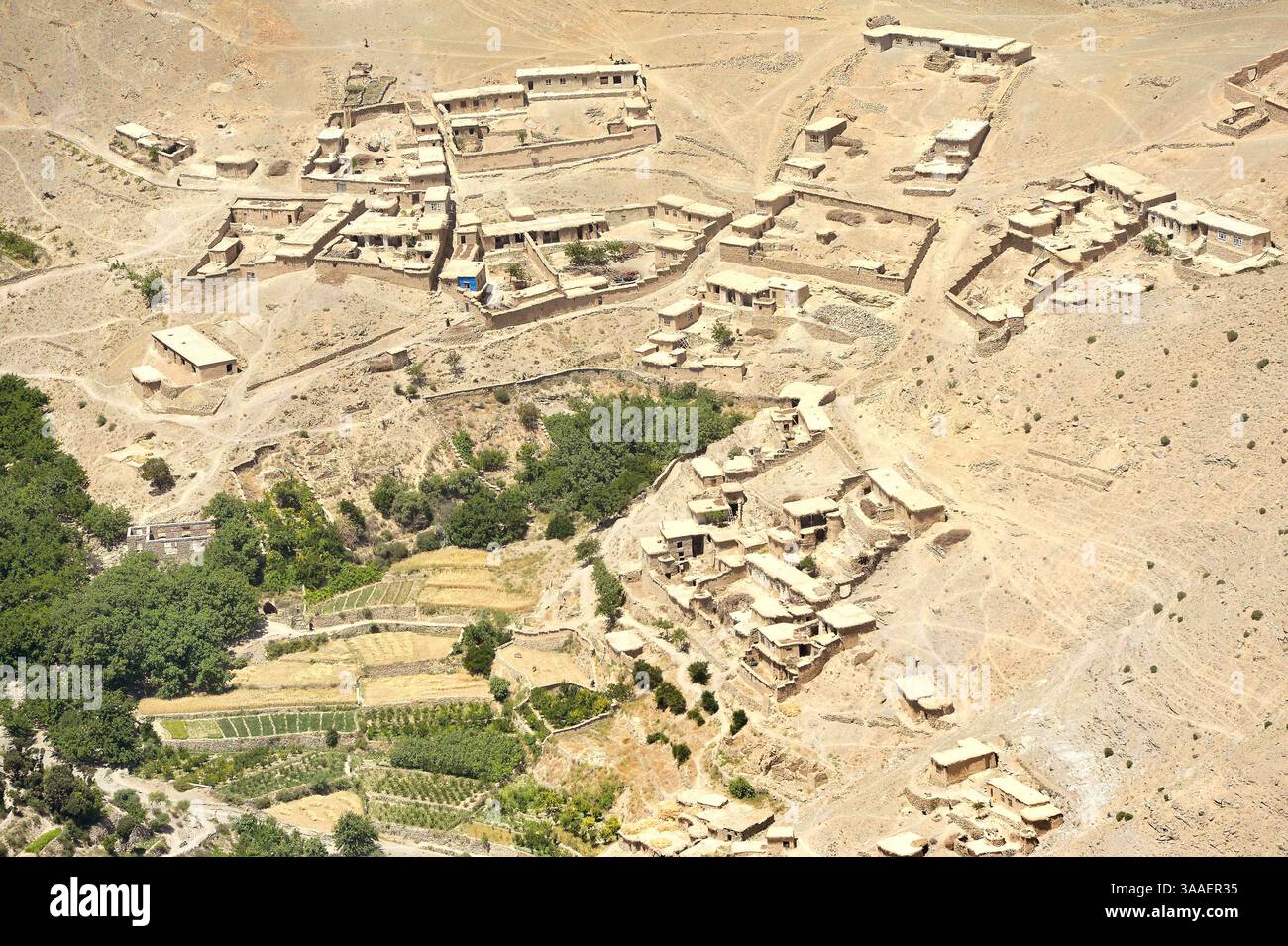 June 24, 2014 - Bagram, Parwan Province, Afghanistan - Aerial view of ...