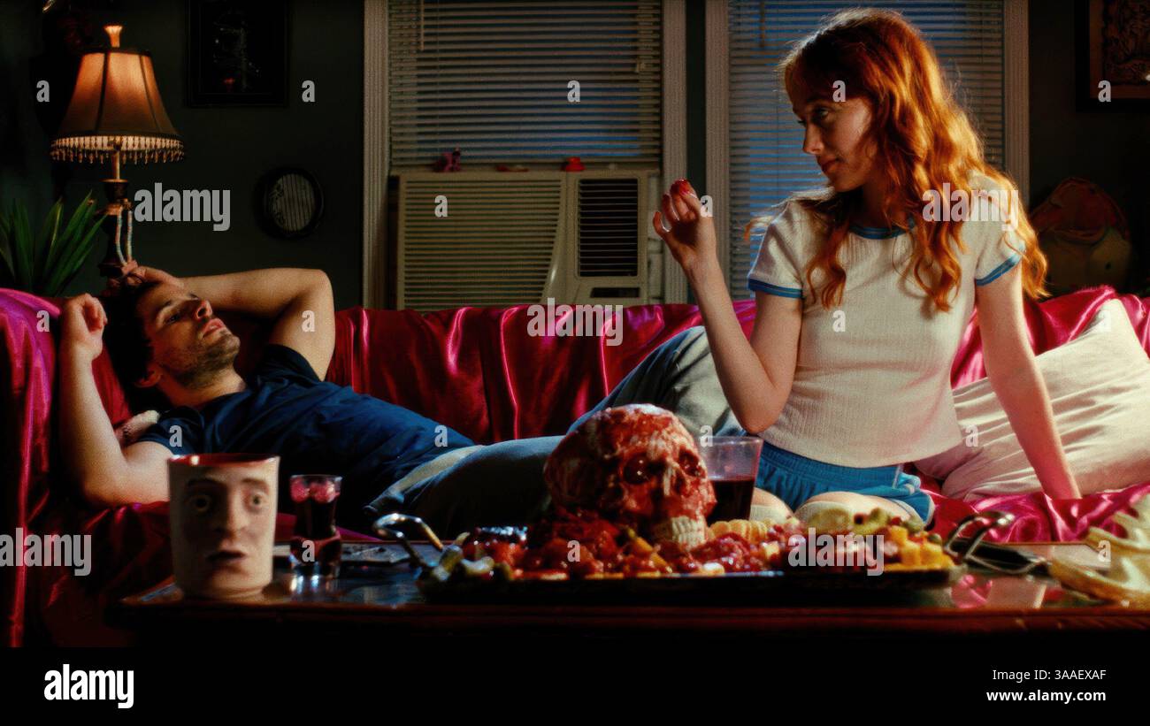 CANNIBAL MUKBANG, from left: Nate Wise, April Consalo, 2023. © Well Go ...