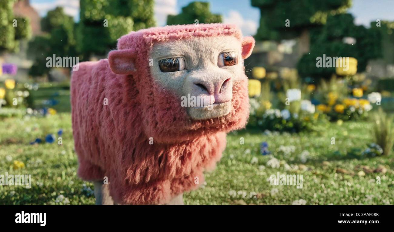 A MINECRAFT MOVIE, (aka MINECRAFT: THE MOVIE), sheep, 2025. © Warner ...