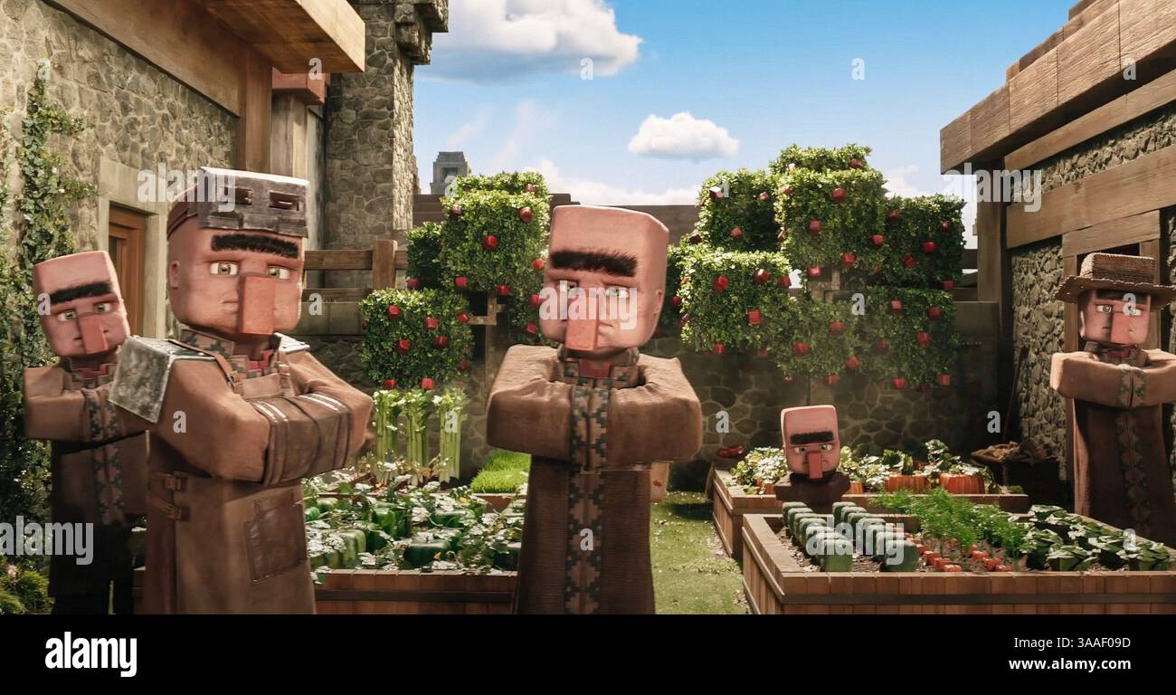 A MINECRAFT MOVIE, (aka MINECRAFT: THE MOVIE), villager, 2025. © Warner ...