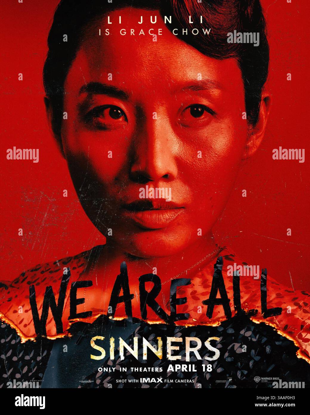 SINNERS, US poster, Li Jun Li, 2025. © Warner Bros. / Courtesy Everett ...