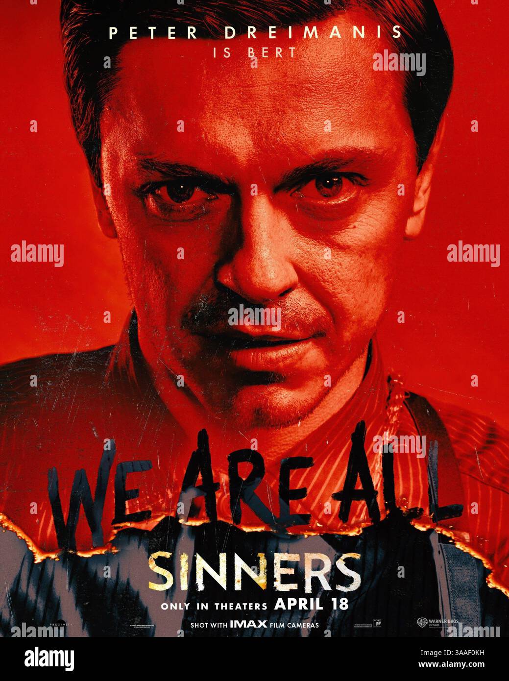 SINNERS, US poster, Peter Dreimanis, 2025. © Warner Bros. / Courtesy ...