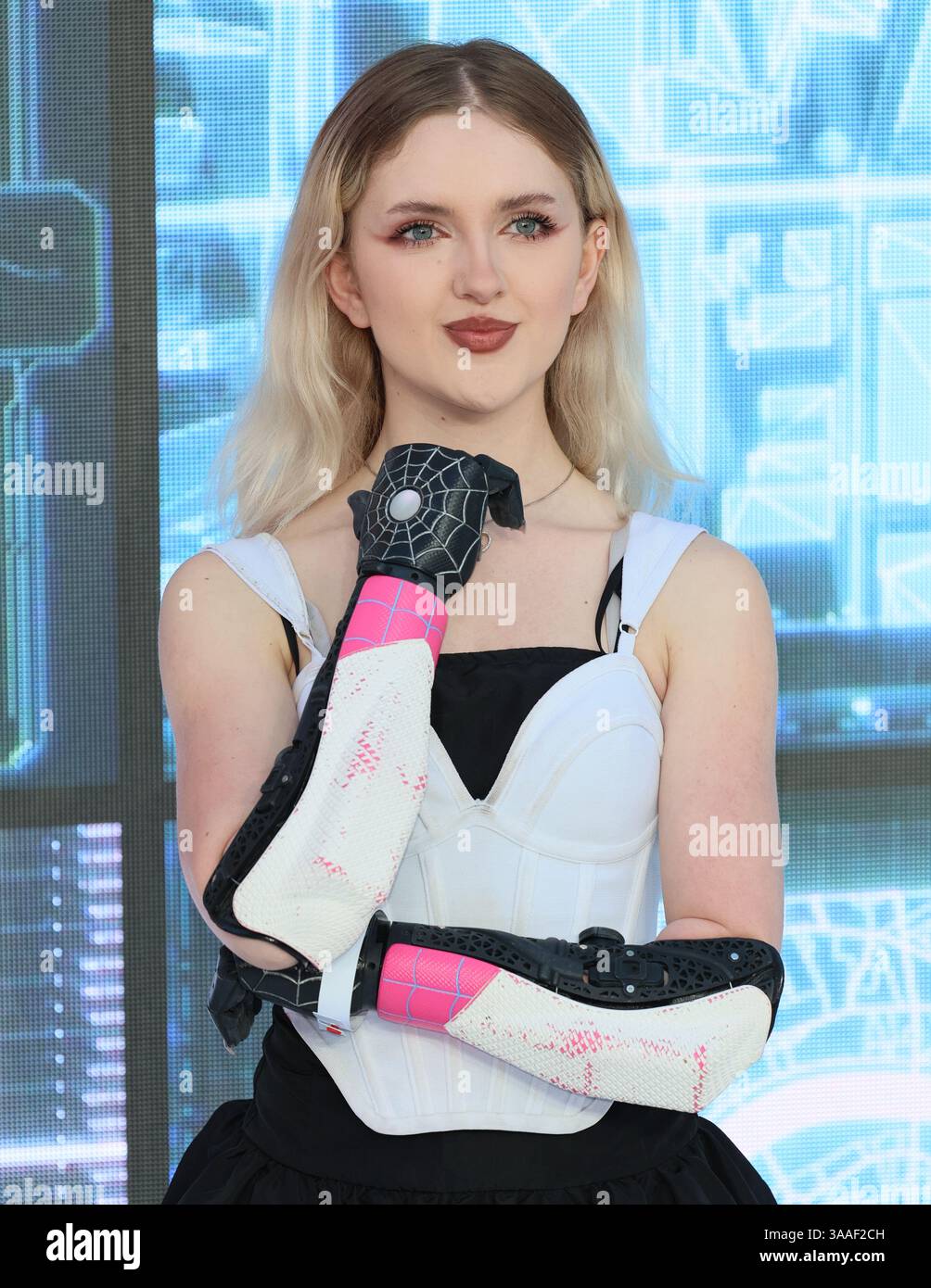 LONDON, UK. 31st Mar, 2025. Tilly Lockey attended The Amateur (2025 ...