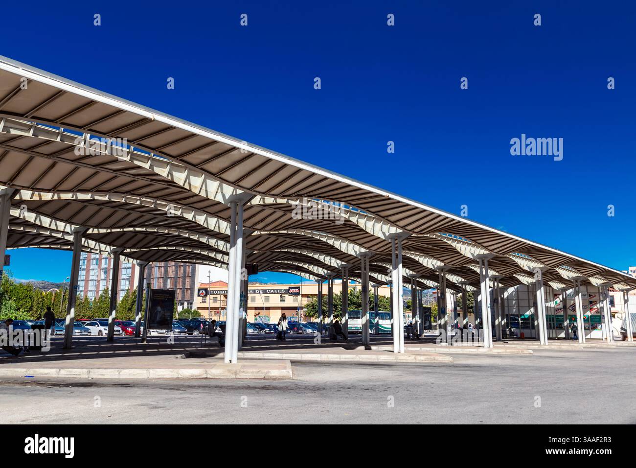 Bus station estacio de hi-res stock photography and images - Alamy