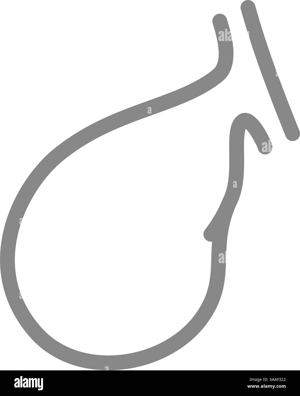 Gallbladder line icon. Healthy internal organ symbol. Vector ...