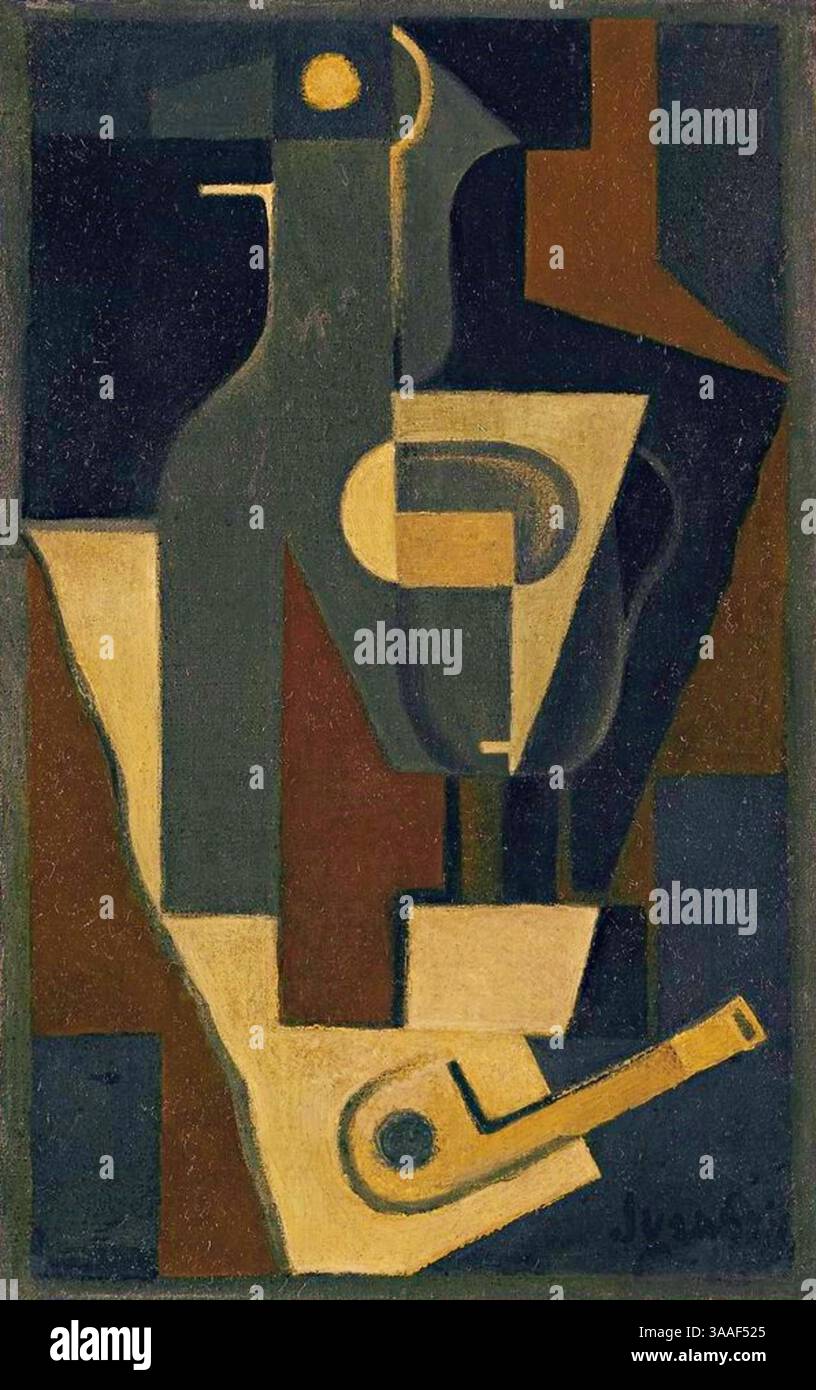 Still Life with Pipe, 1918 (painting) by Gris, Juan (1887-1927) Spanish ...