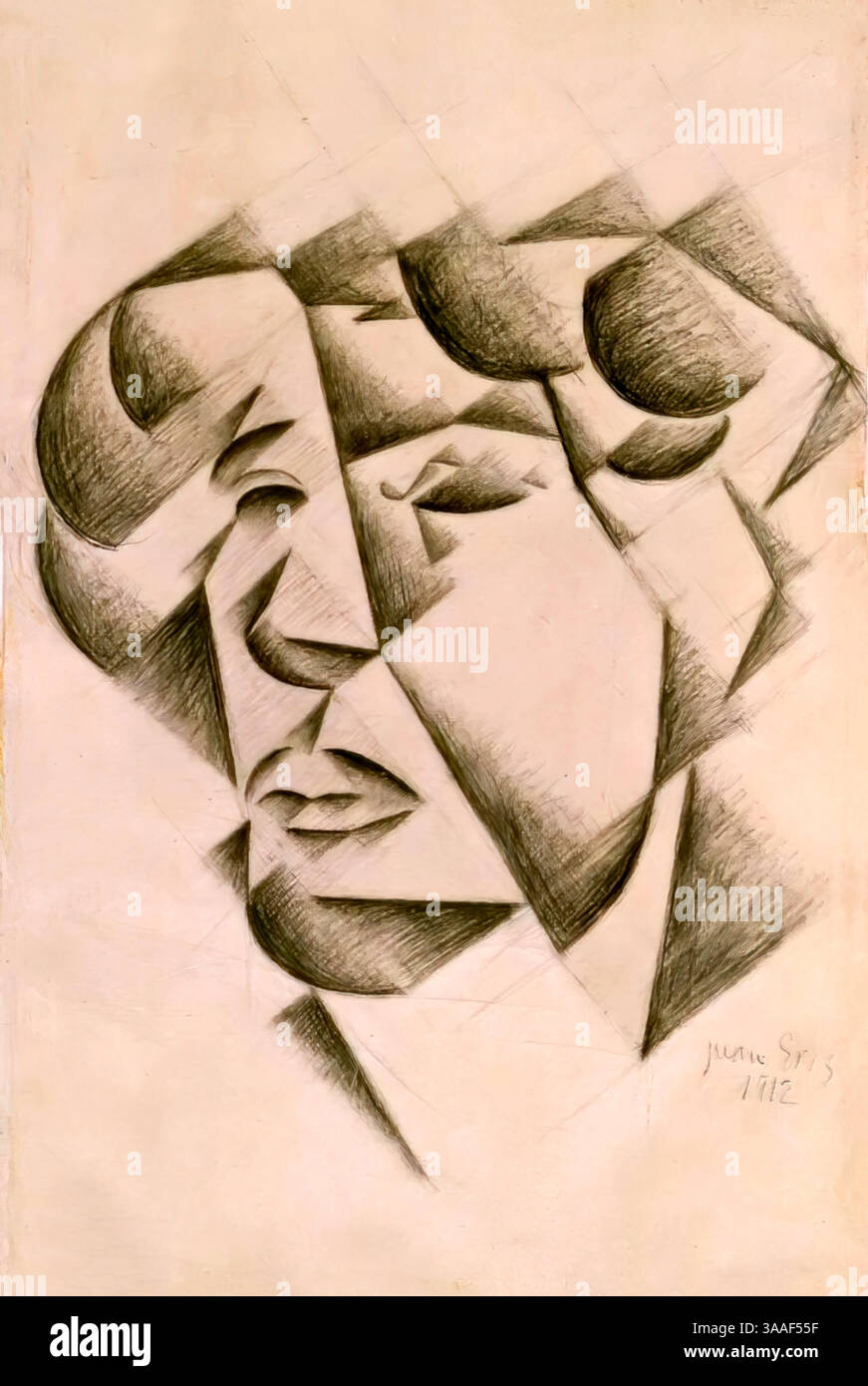 Self-Portrait, 1912 (painting) by Gris, Juan (1887-1927) Spanish Stock ...