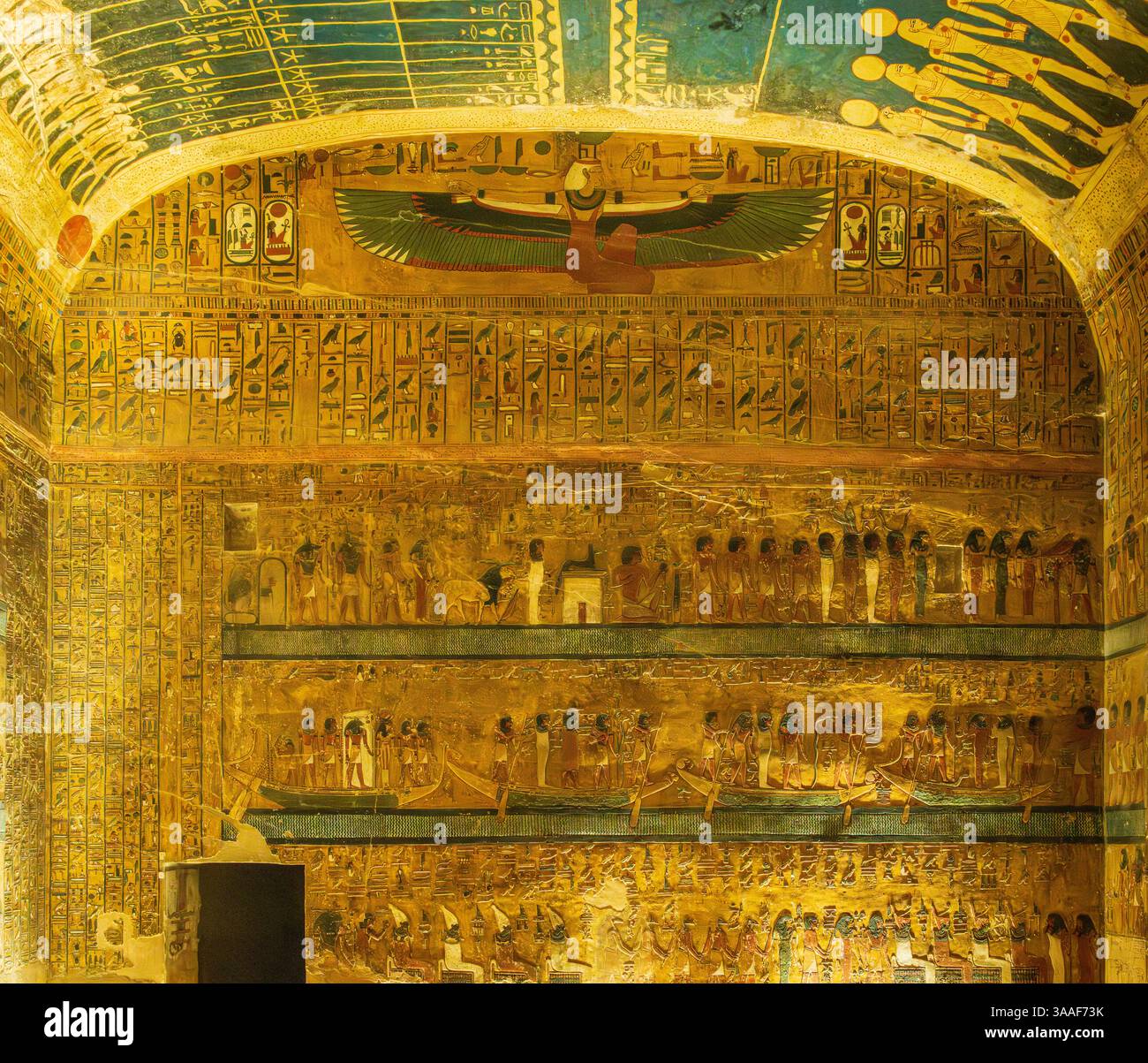 Ceiling in tomb of seti i hi-res stock photography and images - Alamy