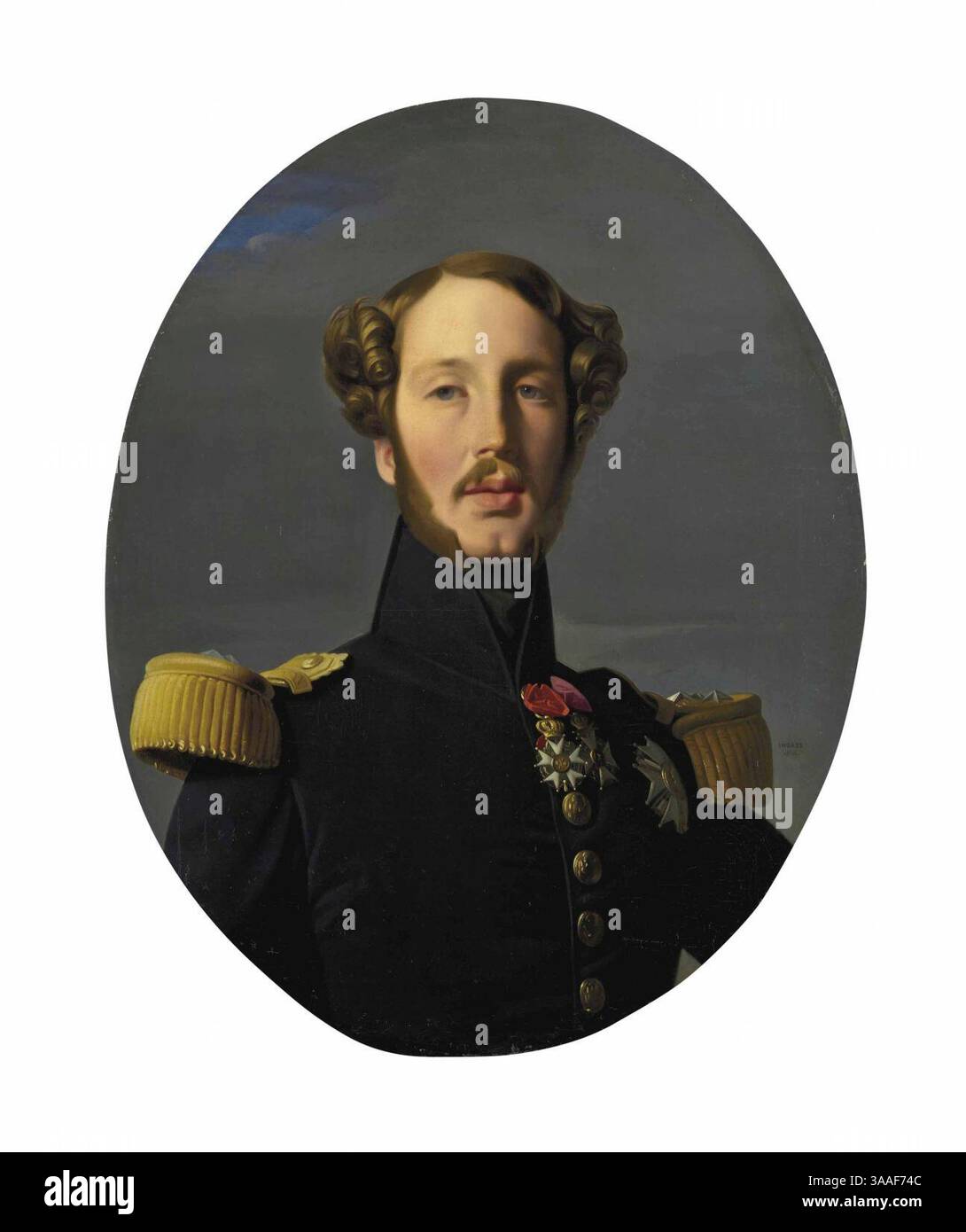 Ingres - Portrait of Ferdinand-Philippe-Louis-Charles-Henri of Bourbon ...