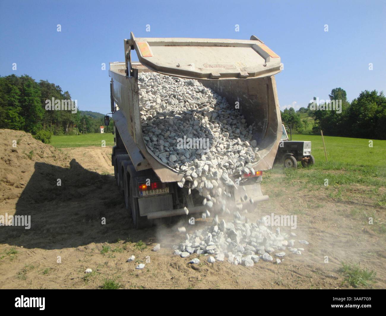 mining of the natural resource sand for the construction industry ...