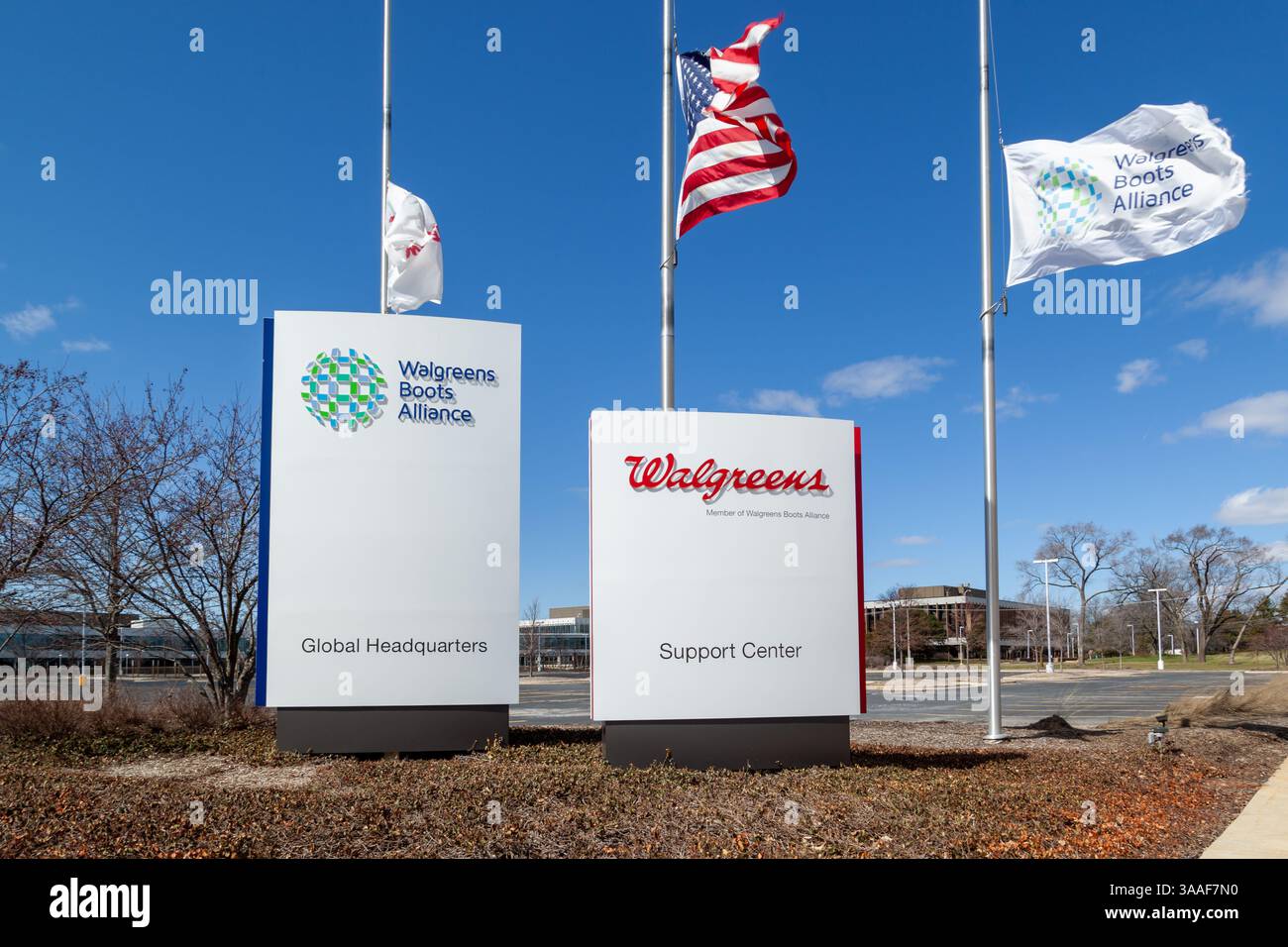 Deerfield, IL, USA - March 27, 2022: Walgreens Boots Alliance and ...