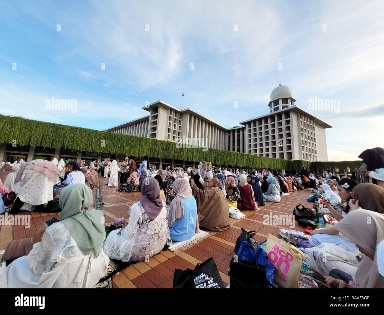 Jakarta, Indonesia - March 31, 2025. Eid al-Fitr Prayers at Istiqlal ...