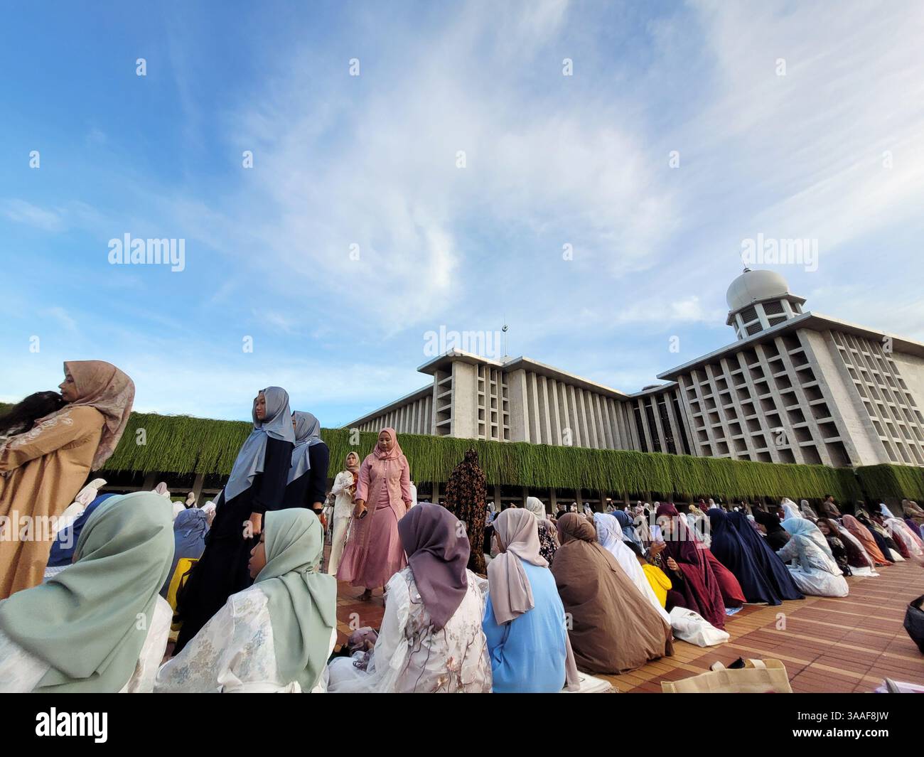 Jakarta, Indonesia - March 31, 2025. Eid al-Fitr Prayers at Istiqlal ...
