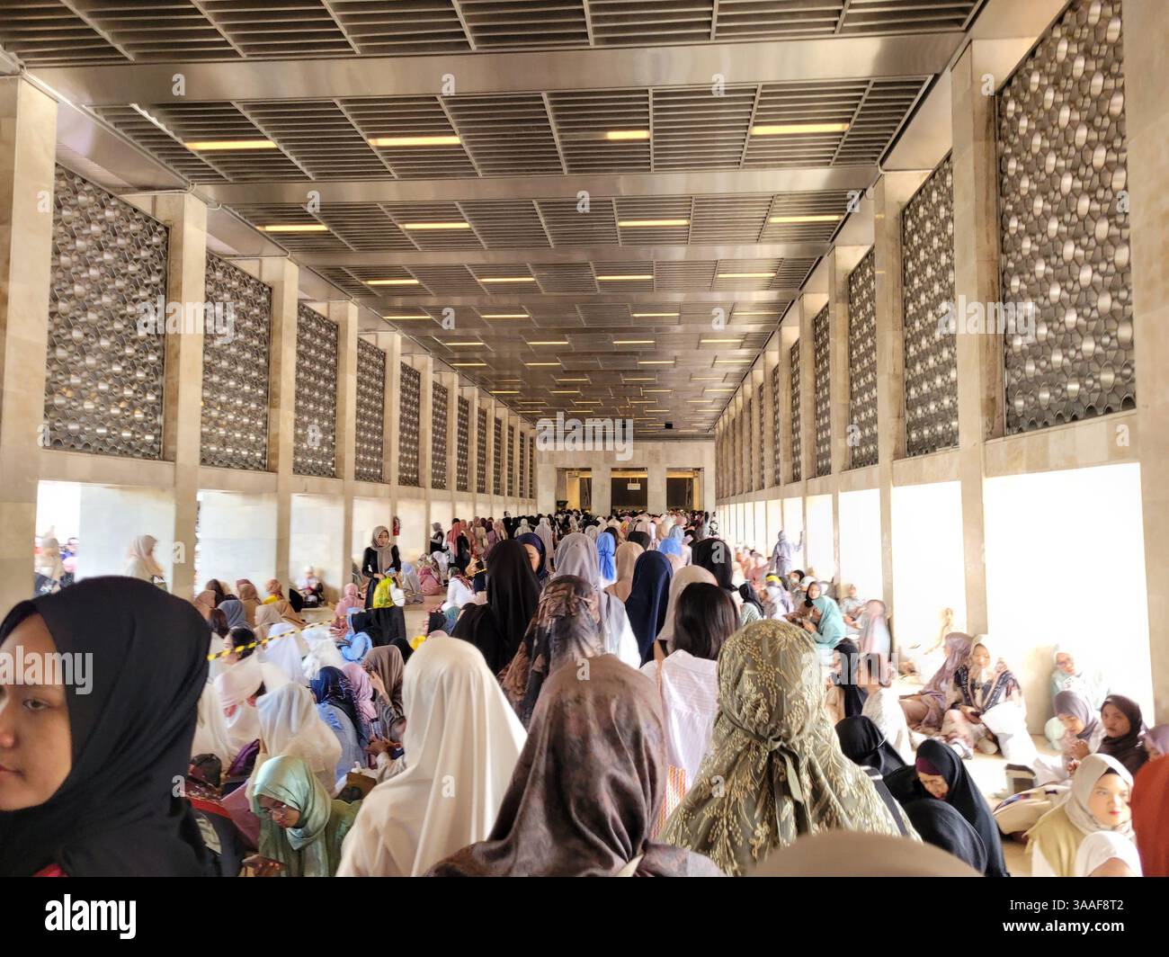 Jakarta, Indonesia - March 31, 2025. Eid al-Fitr Prayers at Istiqlal ...