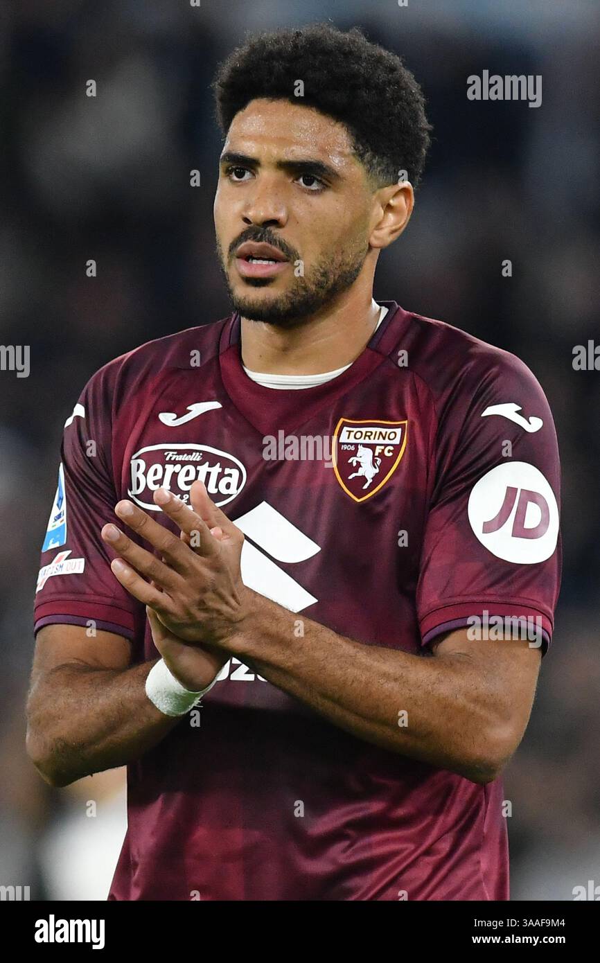 Saul Coco of Torino during the Serie A match between Lazio v Torino at ...