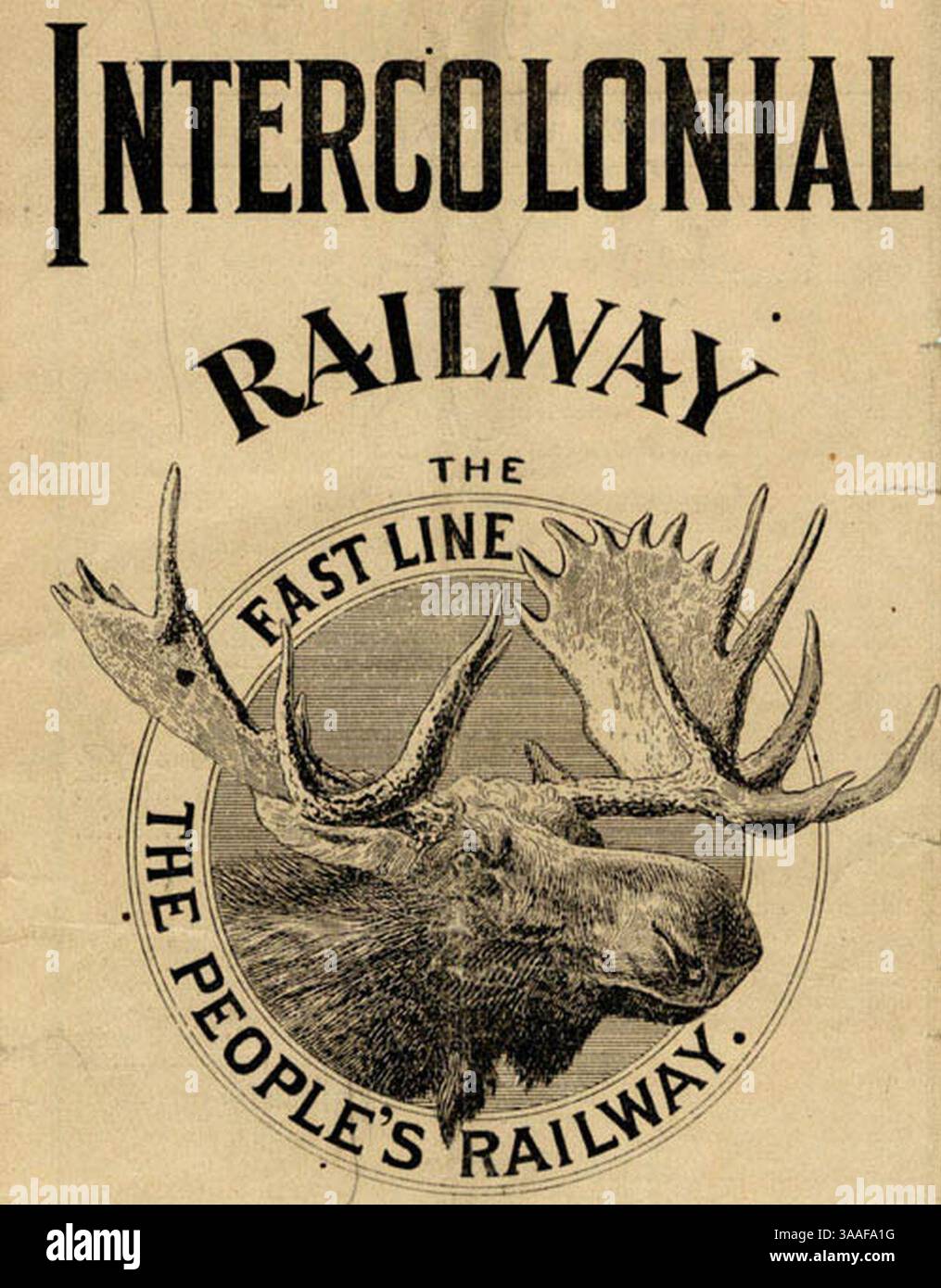 Intercolonial Railway Logo People Stock Photo - Alamy