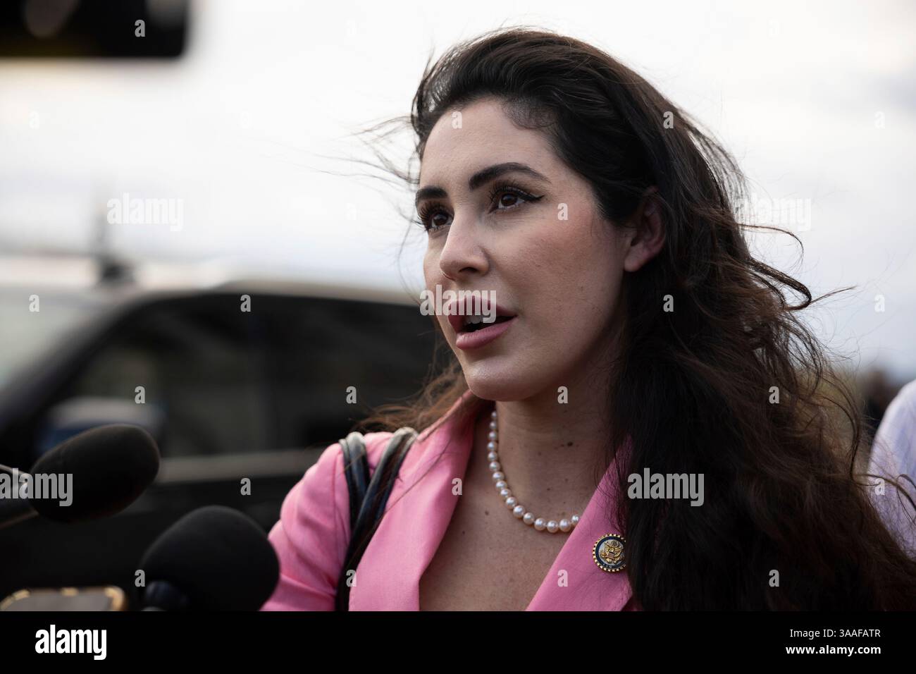 Rep. Anna Paulina Luna (R-Fla.) speaks with reporters outside the U.S ...