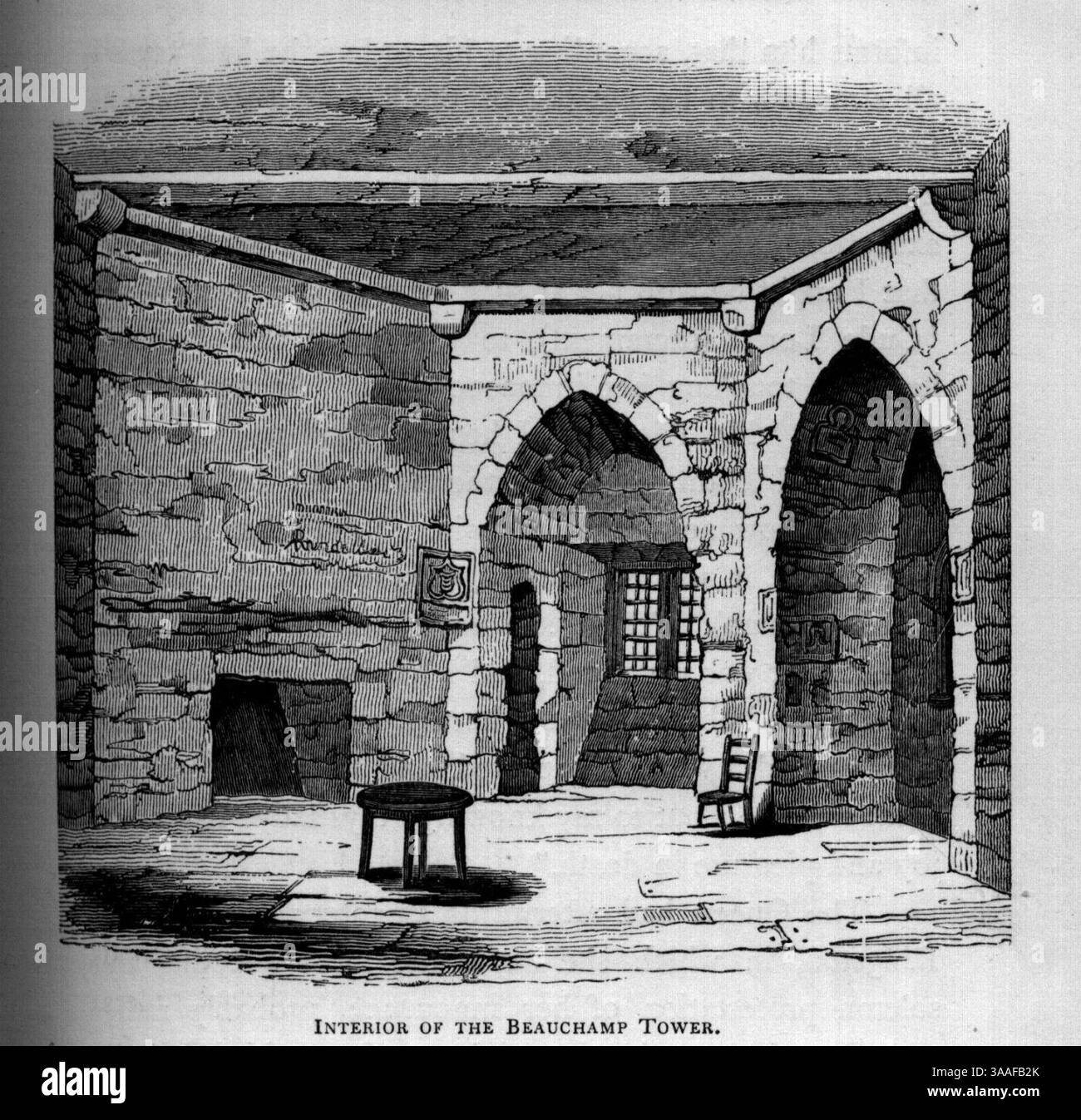 Interior of the Beauchamp Tower - Memorials of the Tower of London ...