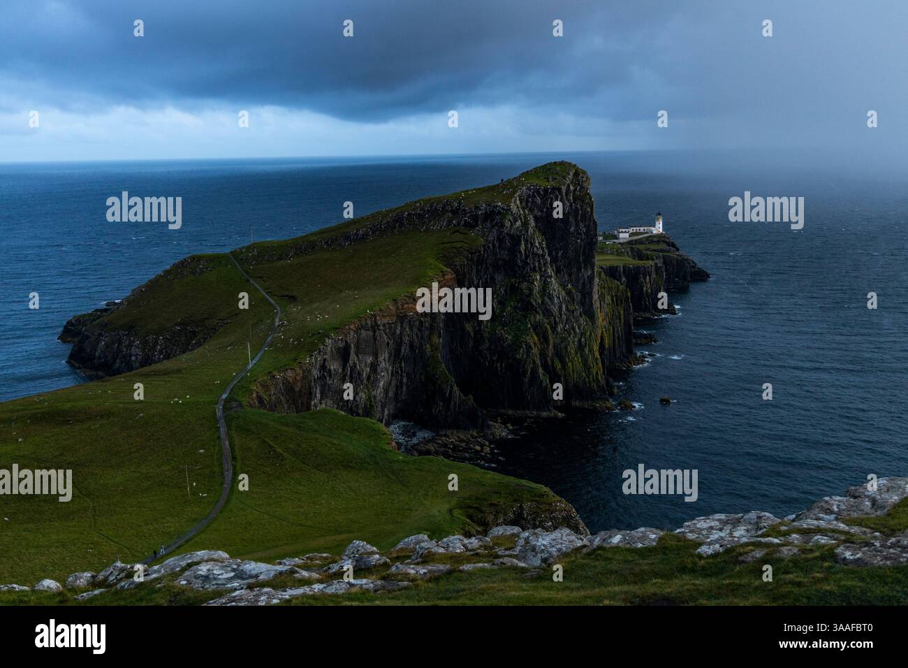 Neist Point at sunset is a breathtaking sight—its lighthouse stands ...
