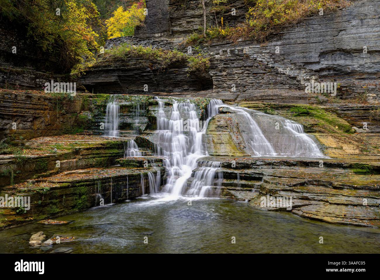 Enfield Creek, Robert H. Treman State Park, Finger Lakes, New York ...