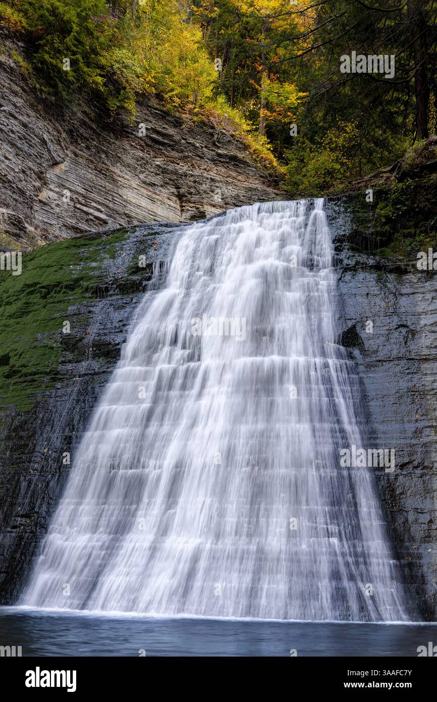 Northern Falls, Stony Brook, Stony Brook State Park, Finger Lakes, New ...