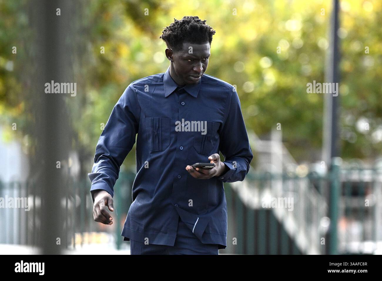 Sydney, Australia. 01st Apr, 2025. Jackson Makoi arrives at Blacktown ...