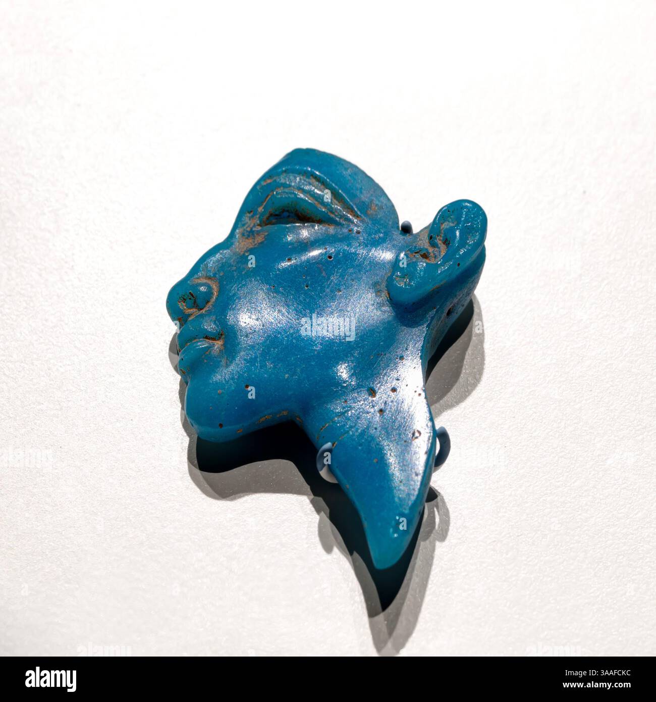 Portrait Inlay of Pharaoh Akhenaten, Egypt (1353-1336 BCE), Corning ...