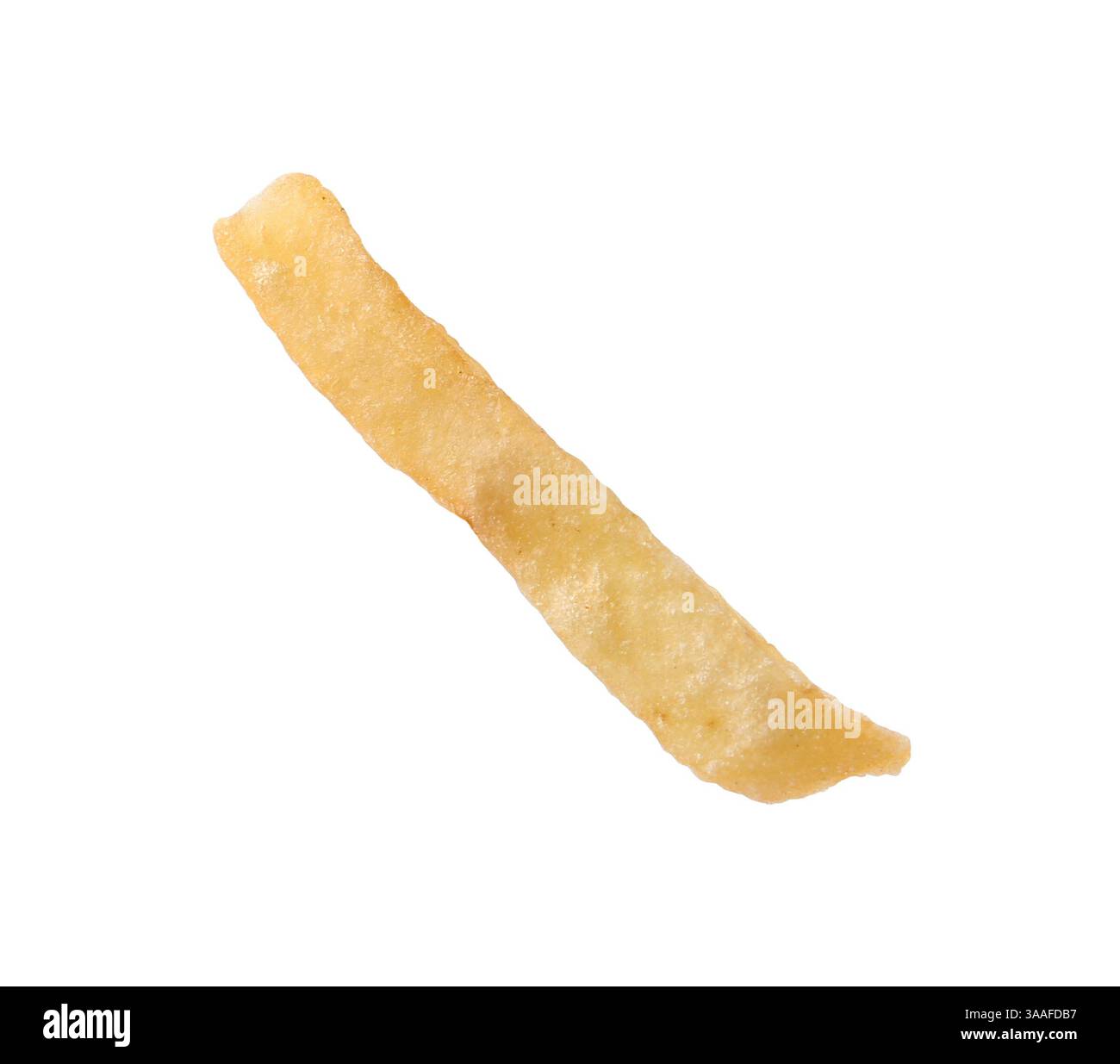 One delicious French fry isolated on white Stock Photo - Alamy