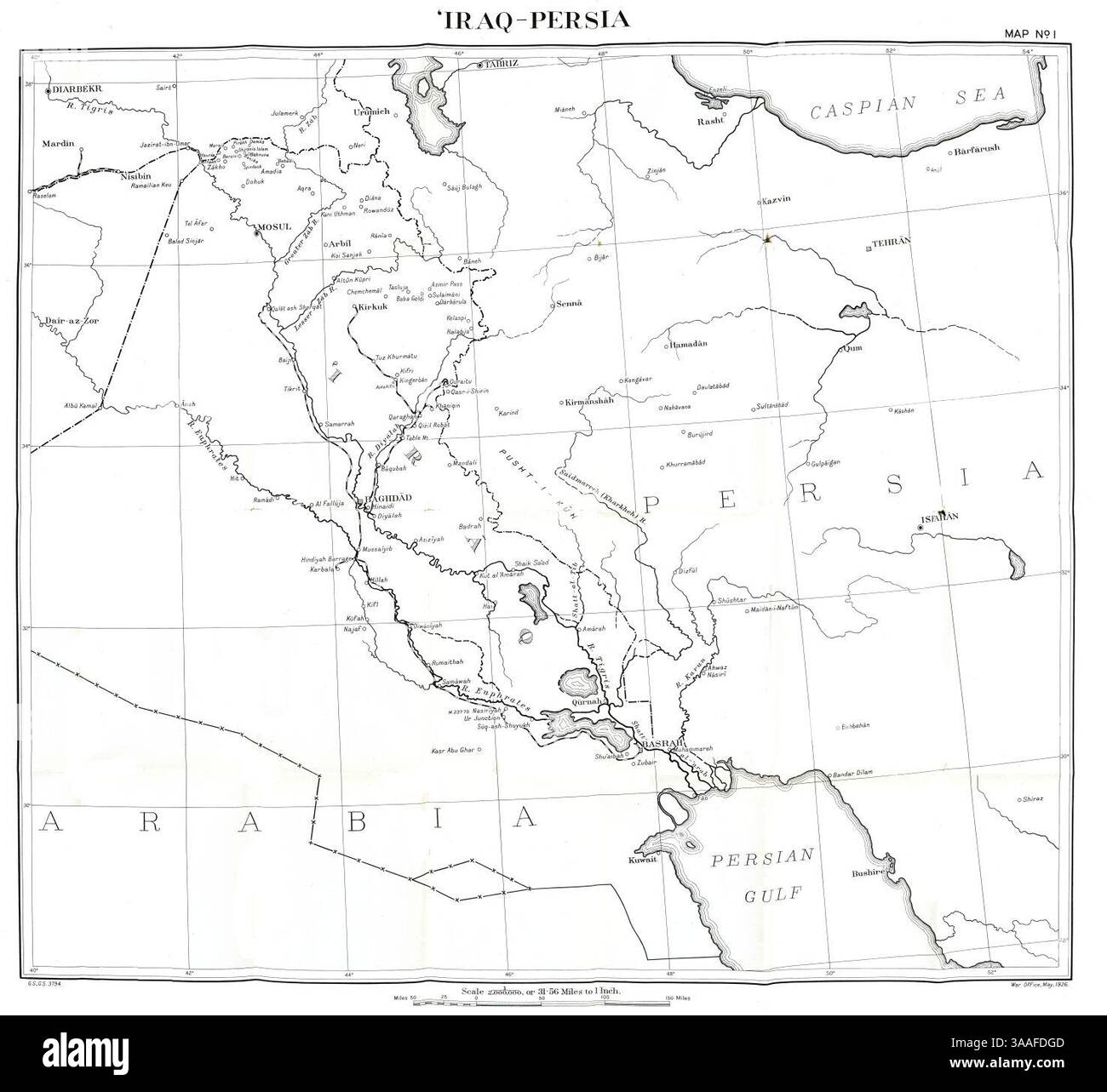 Persia map hi-res stock photography and images - Alamy