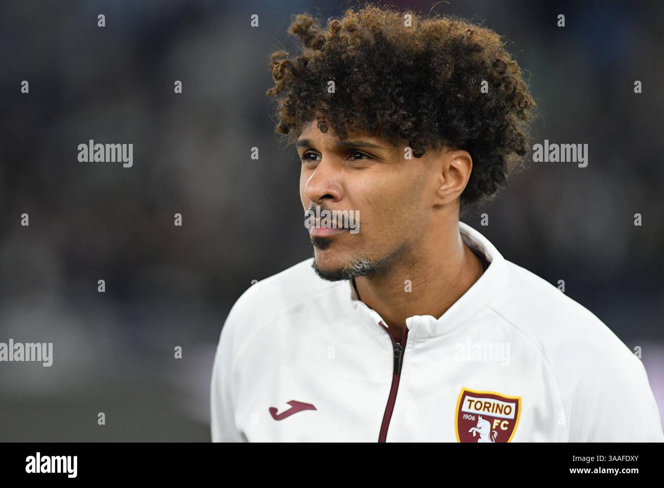 Rome, Lazio. 31st Mar, 2025. Valentino Lazaro of Torino during the ...