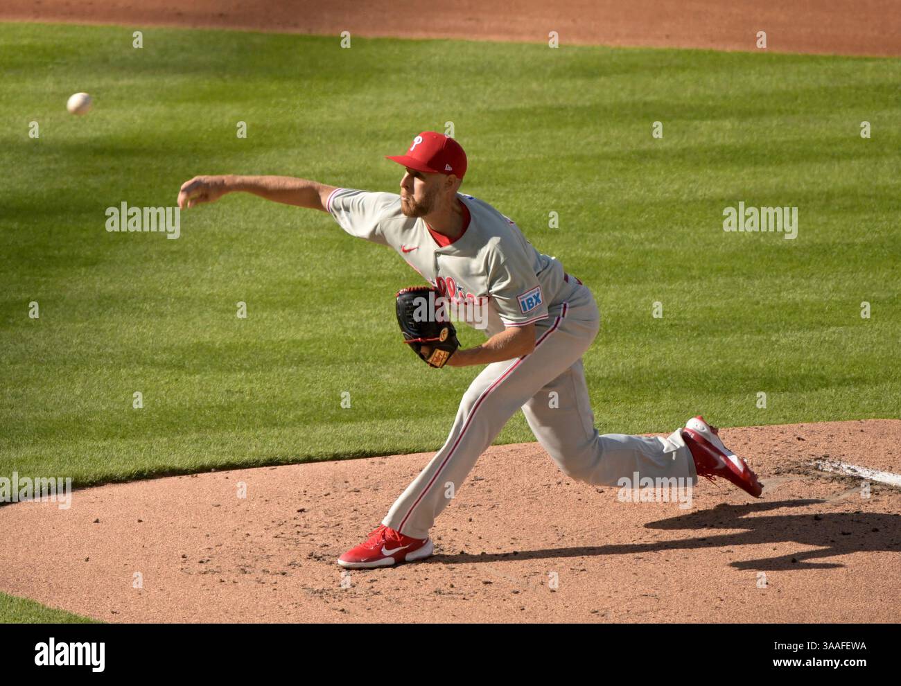 WASHINGTON, DC - MARCH 27: Philadelphia Phillies starting pitcher Zack ...