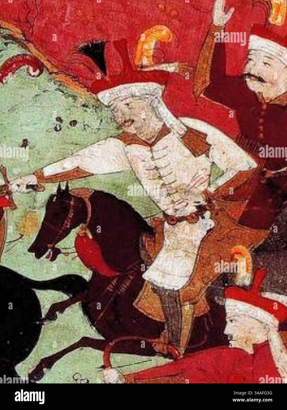 Ismail I at the Battle of Chaldiran (1514 Stock Photo - Alamy