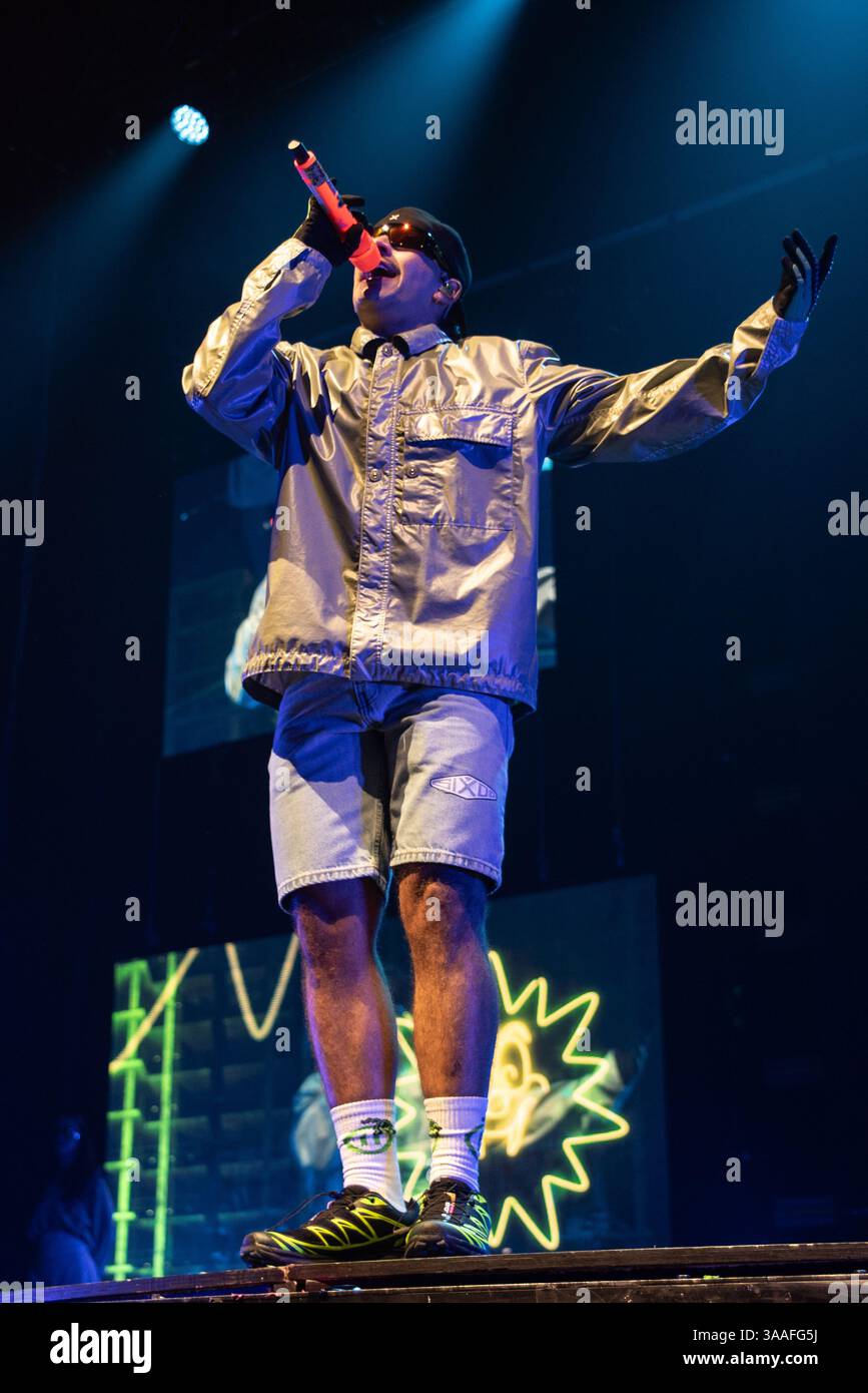 London, United Kingdom. 31st March 2025. Latin award winning rapper ...