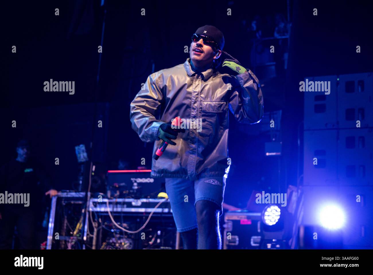 London, United Kingdom. 31st March 2025. Latin award winning rapper ...