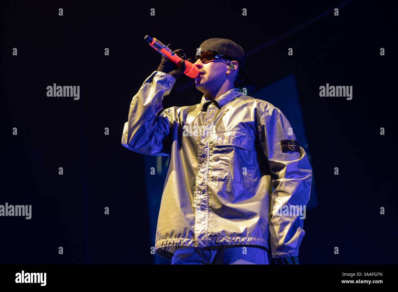 London, United Kingdom. 31st March 2025. Latin award winning rapper ...